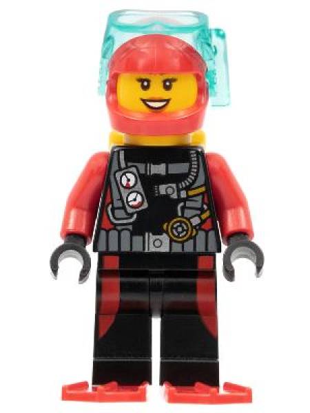 HeroBloks - Scuba Diver - Lego - cty0602