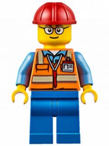 HeroBloks - Construction Worker - Lego - cty0630