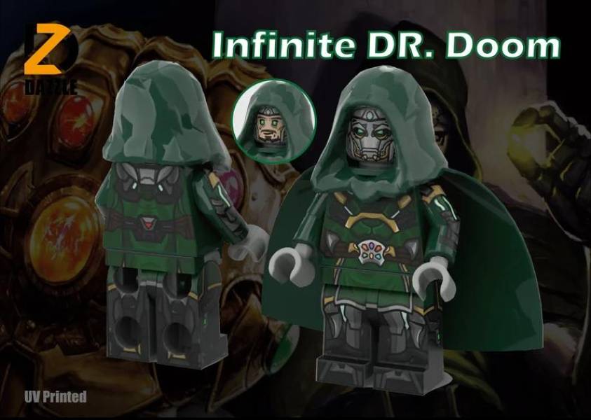 HeroBloks - Dr Doom (Infinity Stones) - Dazzle Brick