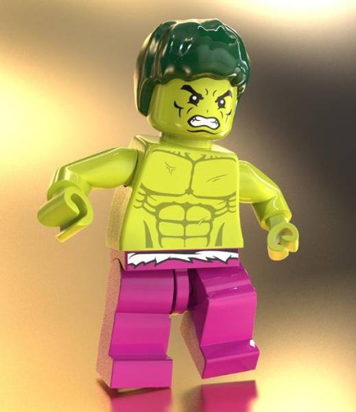 HeroBloks - Hulk (Comics) - MRM Prints