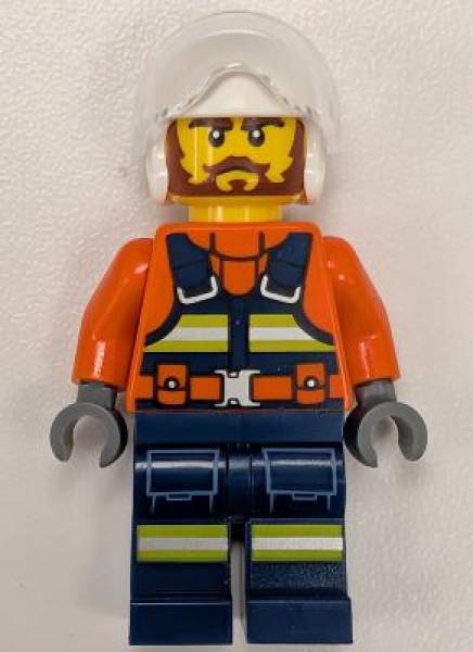 HeroBloks - Coast Guard Helicopter Pilot - Lego - cty1960