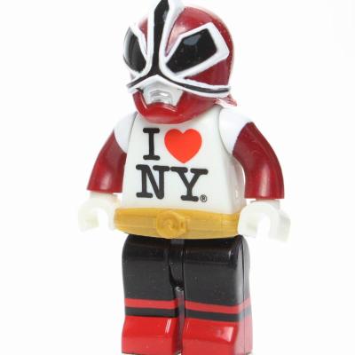 HeroBloks - Red Ranger (I Love NY) - Mega Bloks
