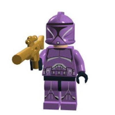 HeroBloks - Clone Trooper (purple) - AX - AX8003