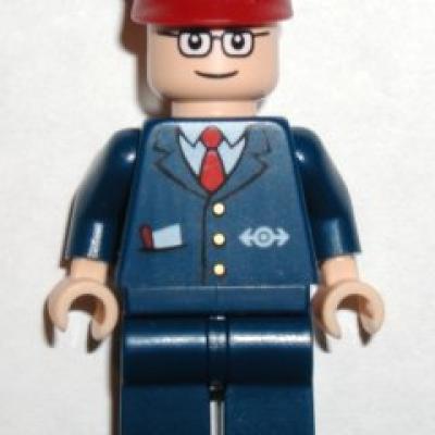 HeroBloks - Subway Train Conductor - Lego - SPD030