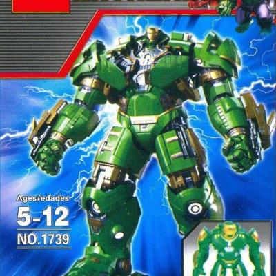 HeroBloks - Iron Man Mk 44 Hulkbuster (BigFig) - LEBQ - 1739