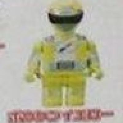 HeroBloks - Yellow Overdrive Ranger - Mega Bloks