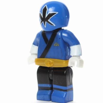 HeroBloks - Metallic Samurai Blue Ranger - Mega Bloks - 5714 Series 3