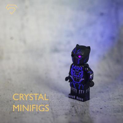 HeroBloks - Black Panther (MCU) - Crystal Minifigs
