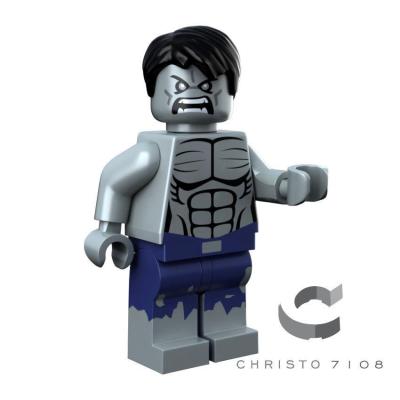 HeroBloks - Grey Hulk - Christo7108
