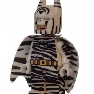 HeroBloks - Zebra Batman - Atomic Brick Toys