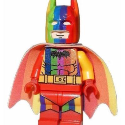 HeroBloks - Rainbow Batman - Atomic Brick Toys