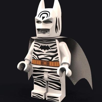 HeroBloks - Zebra Batman - Minifig Madness