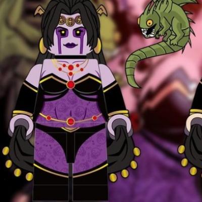 HeroBloks - Shiklah (Purple Skin) - L1n6