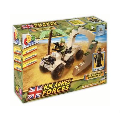 HeroBloks - Army Infantryman Machine Gunner - Character Building