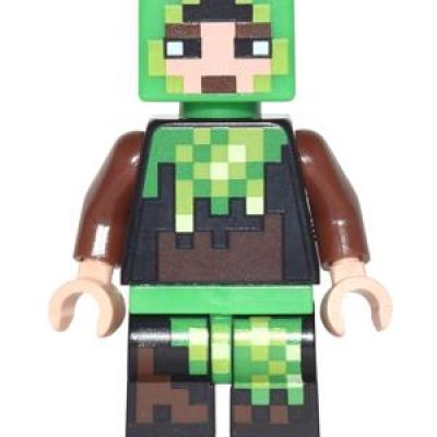 HeroBloks - Creeper Costume Skin - Lego - MIN039