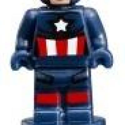 HeroBloks - Captain America (Microfigure) - Lego - 90398PB002