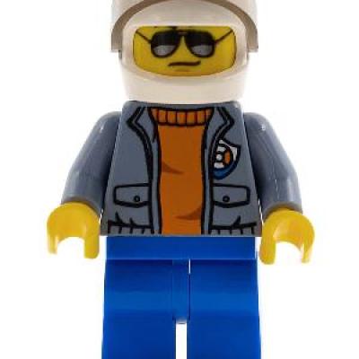 HeroBloks - Coast Guard Helicopter Pilot - Lego - cty0865