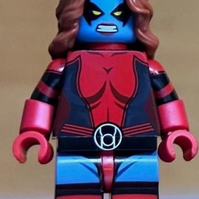 HeroBloks - Red Lantern Lady Bleez - Mr.J Brick