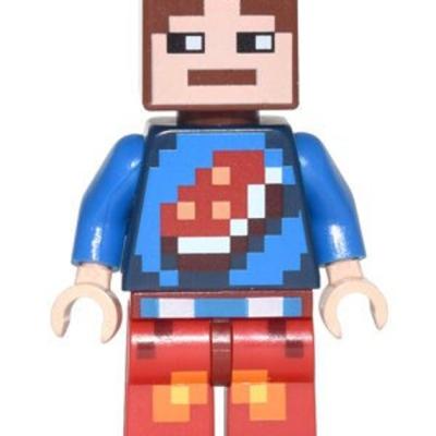 HeroBloks - Minecraft Player With Beef Torso - Lego - min040