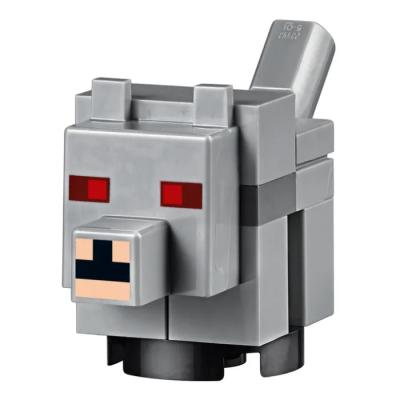 HeroBloks - Minecraft Angry Baby Wolf - Lego - minewolf03