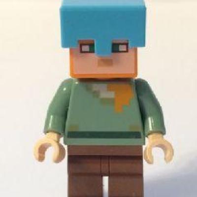 HeroBloks - Alex with Diamond Helmet - Lego - MIN019
