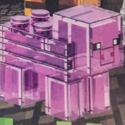 HeroBloks - Crystal Minecraft Pig - Lele - 79250