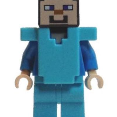 HeroBloks - Diamond Armor Steve - Lego - MIN042