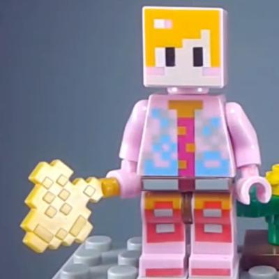 HeroBloks - Pink Minecraft Player - Lele - 33091