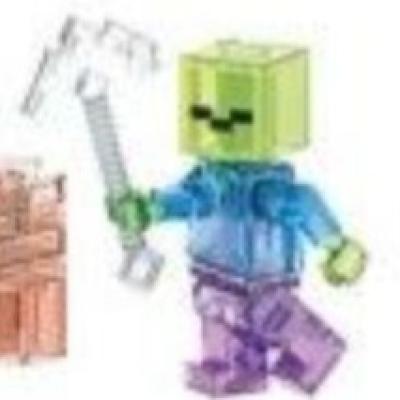 HeroBloks - Crystal Minecraft Zombie - Lele - 79250