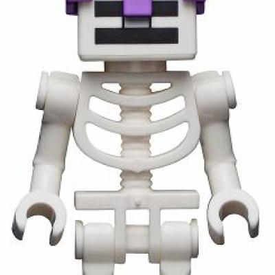 HeroBloks - Minecraft Skeleton With Enchanted Helmet - Lego - MIN065
