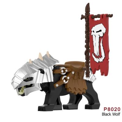 HeroBloks - Armored Warg with Flag - DY_Minifigs - P8020