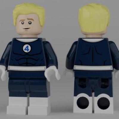 HeroBloks - Johnny Storm - 80s Toyshop x Atlas Bricks