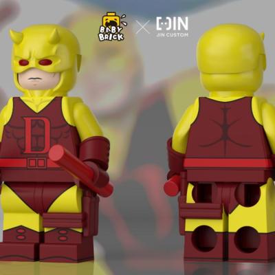 HeroBloks - Daredevil (Silver Age) - Baby Brick x Jin Custom
