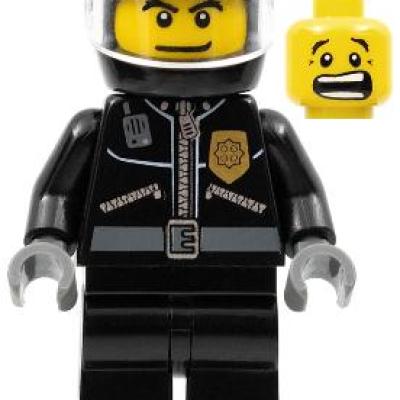 HeroBloks - Police Officer Monster Truck Driver - Lego - twn182