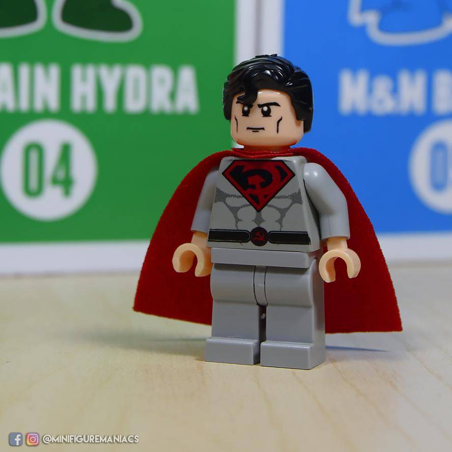 HeroBloks - Red Son Superman - MinifigureManiacs