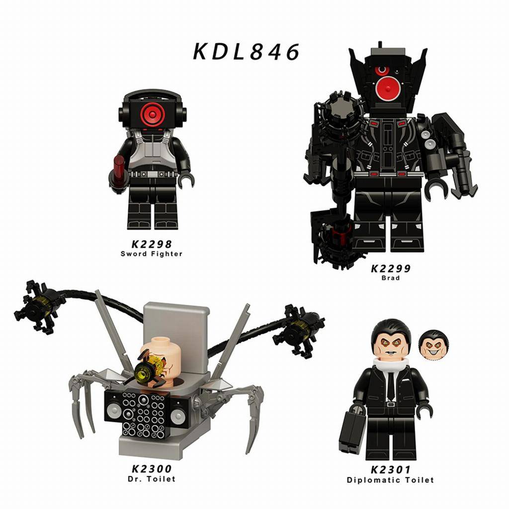 HeroBloks - Chief Scientist Skibidi Toilet Mech - KDL - K2300
