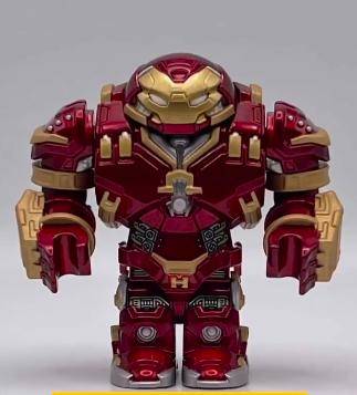 HeroBloks - Iron Man Mk 44 Hulkbuster - Jin Custom x Boom Brick