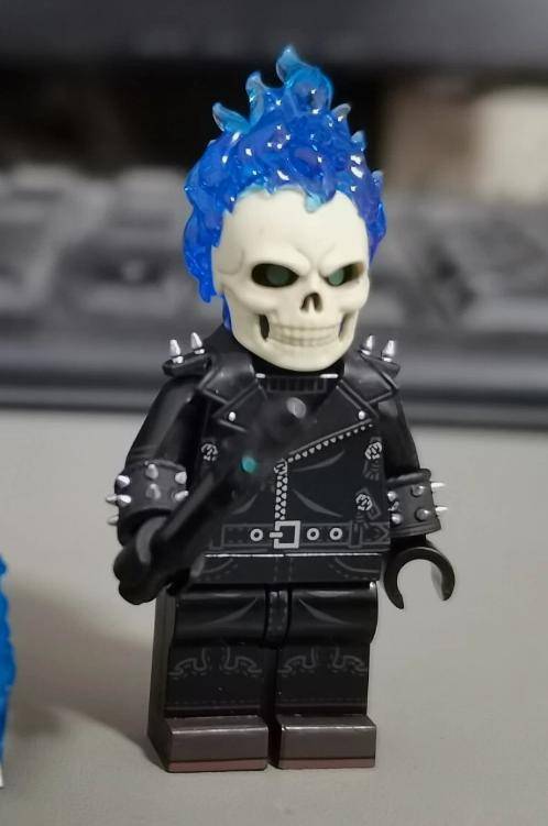 HeroBloks - Ghost Rider (Danny Ketch) - Mr.J Brick x Abnormal Bricks