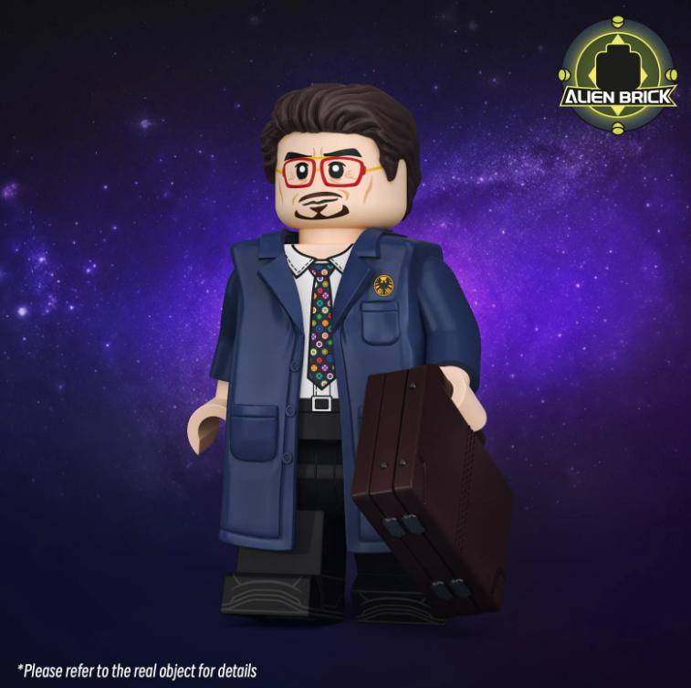 HeroBloks - Tony Stark (MIT Suit) - Alien Brick