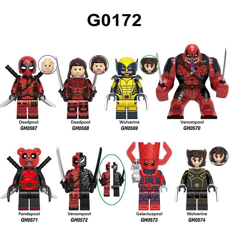 HeroBloks - Silver Surfer Deadpool (Microfigure) - G (2) - GH0573