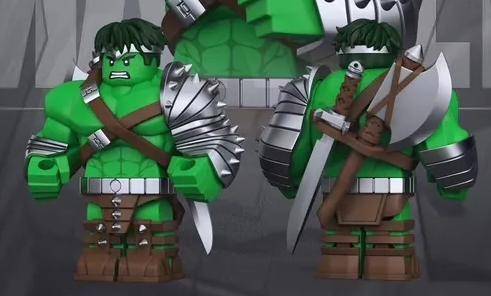 HeroBloks - Hulk (World War Hulk) - Heart x Mr J Brick