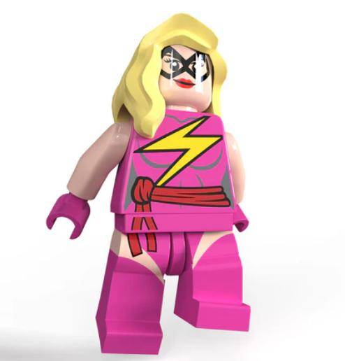 HeroBloks - Ms Marvel (Pink Outfit) - MRM