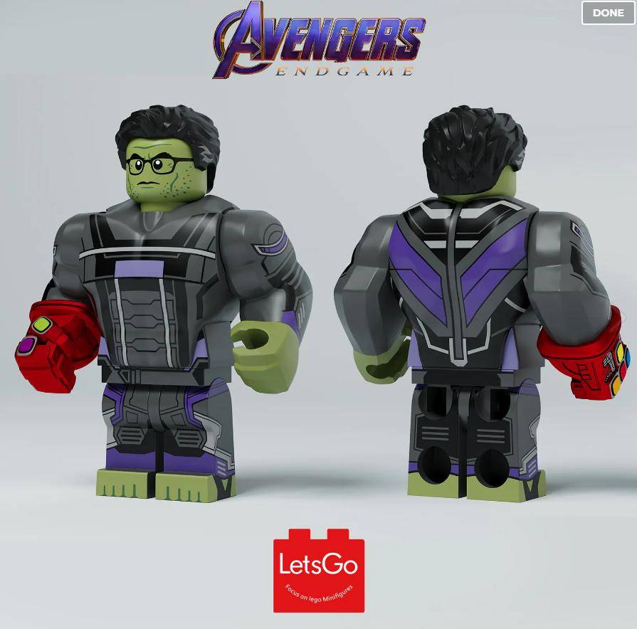 HeroBloks - Professor Hulk (Endgame) - Lets Go