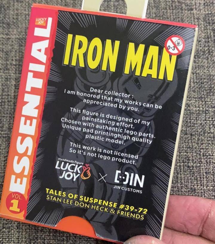 HeroBloks - Iron Man Mk 1 - Jin Custom x Lucky Joy