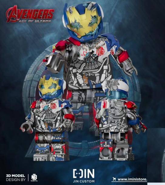 HeroBloks - Ultron Mk 1 - Jin Custom